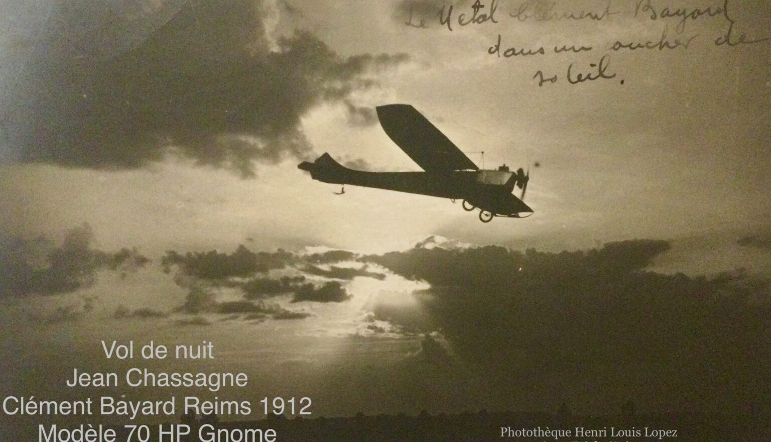 Le 23 septembre Jean Chassagne pilote d’avion aussi